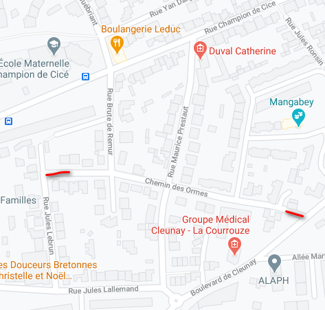 Chemin des Ormes — WikiRennes