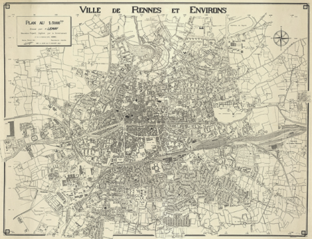 Liste des plans de la ville de Rennes — WikiRennes