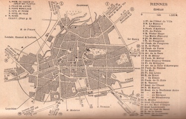Liste des plans de la ville de Rennes — WikiRennes