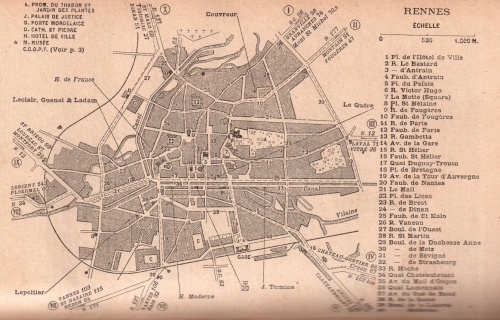 Liste des plans de la ville de Rennes — WikiRennes